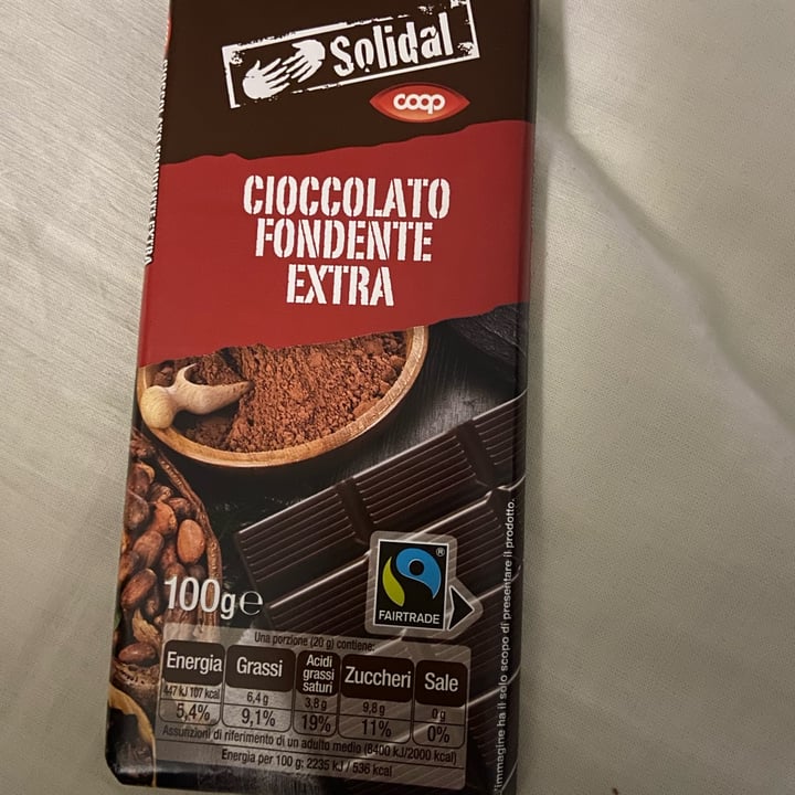Solidal coop Cioccolato Fondente Extra Review | abillion