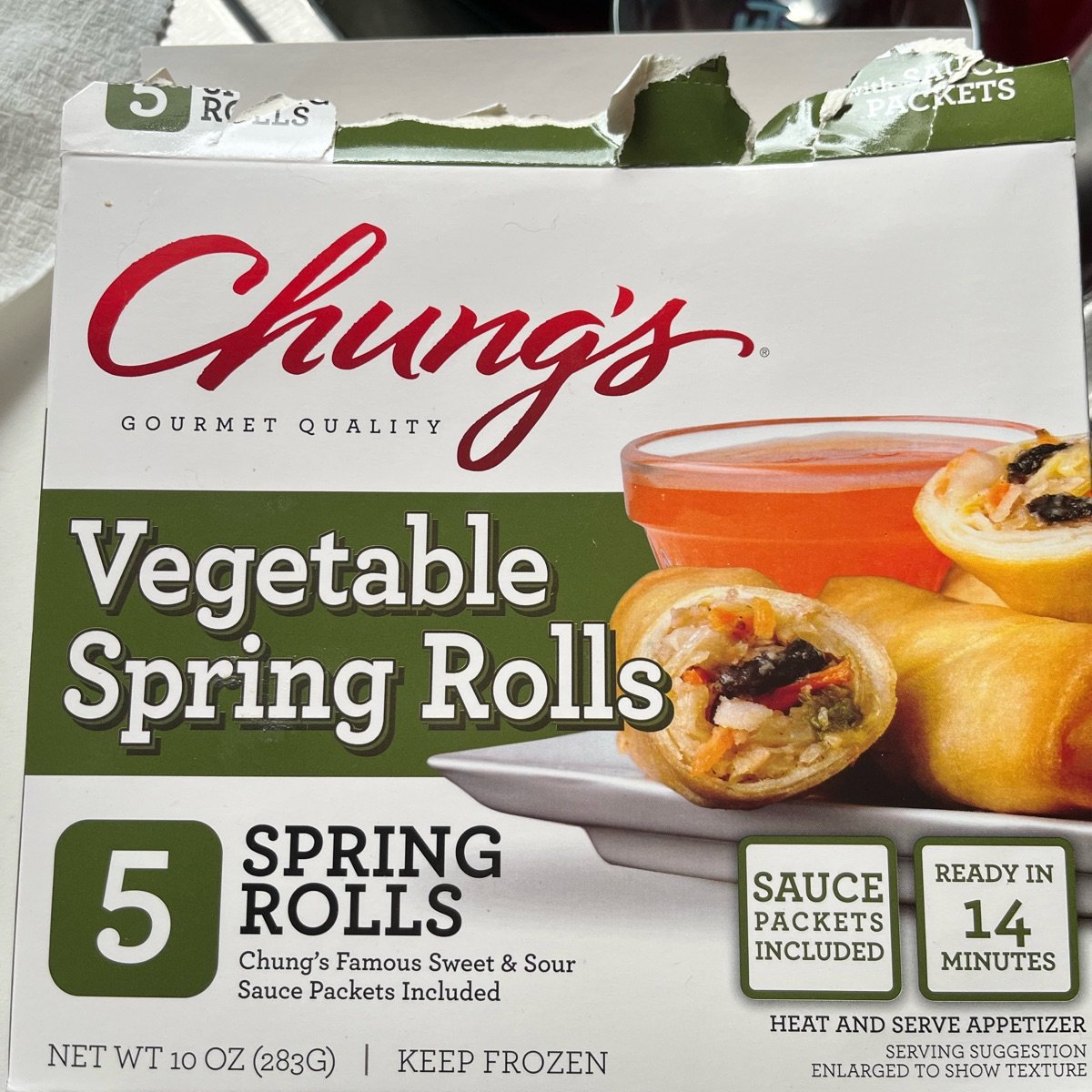 Vegetable Spring Rolls from Chung's - Vegan Product Reviews & Ratings ...