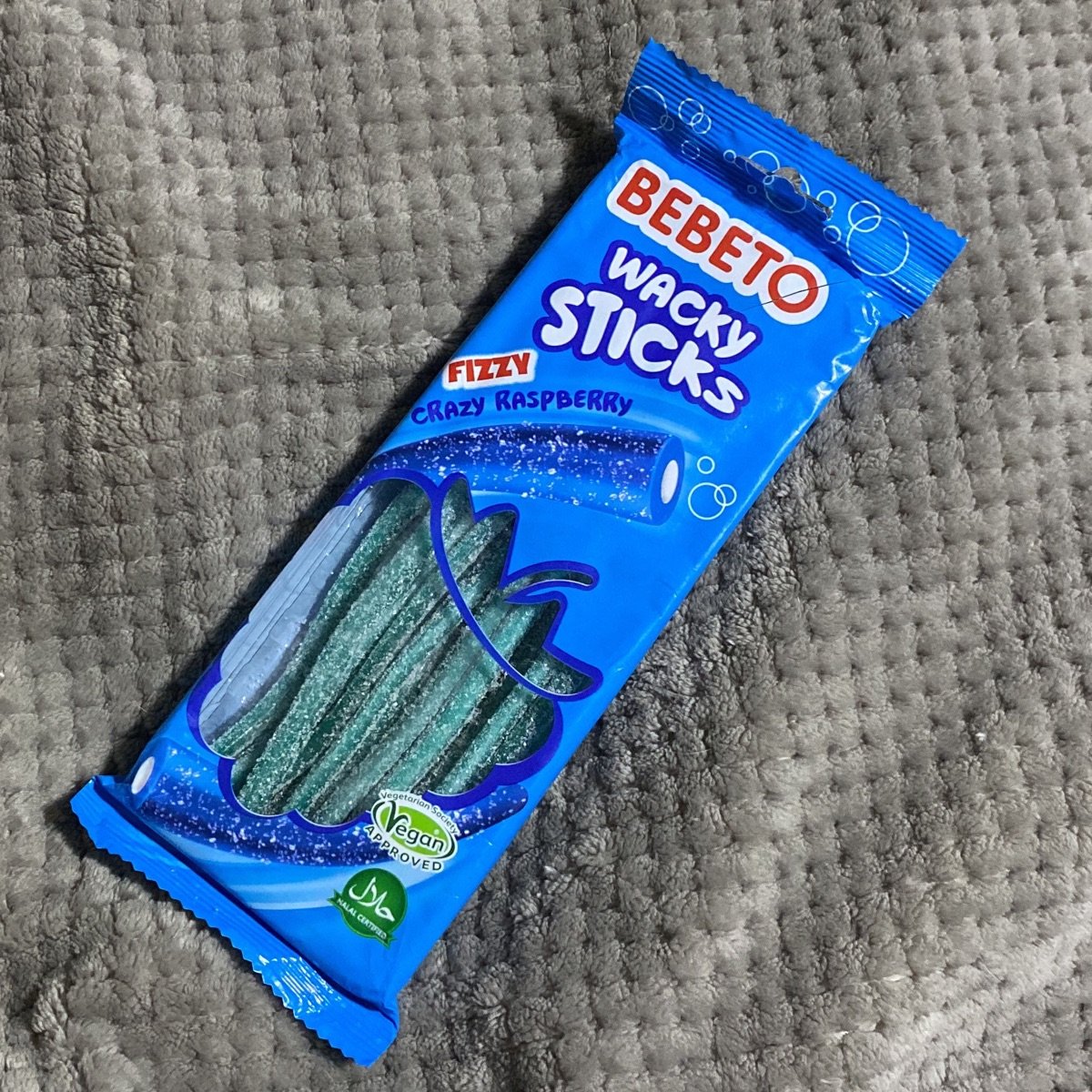 wacky sticks fizzy crazy raspberry from Bebeto - Vegan Product Reviews ...
