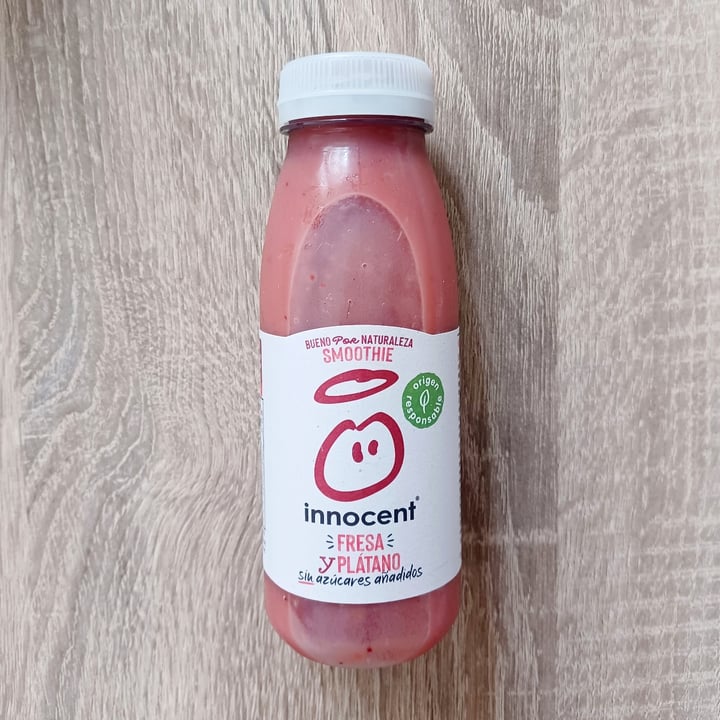 Innocent Fresa y platano smoothie Review | abillion