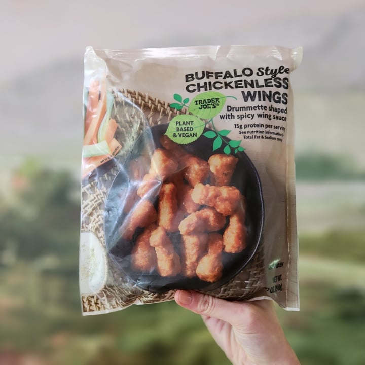Trader Joe's Buffalo Style Chickenless Wings Review | abillion