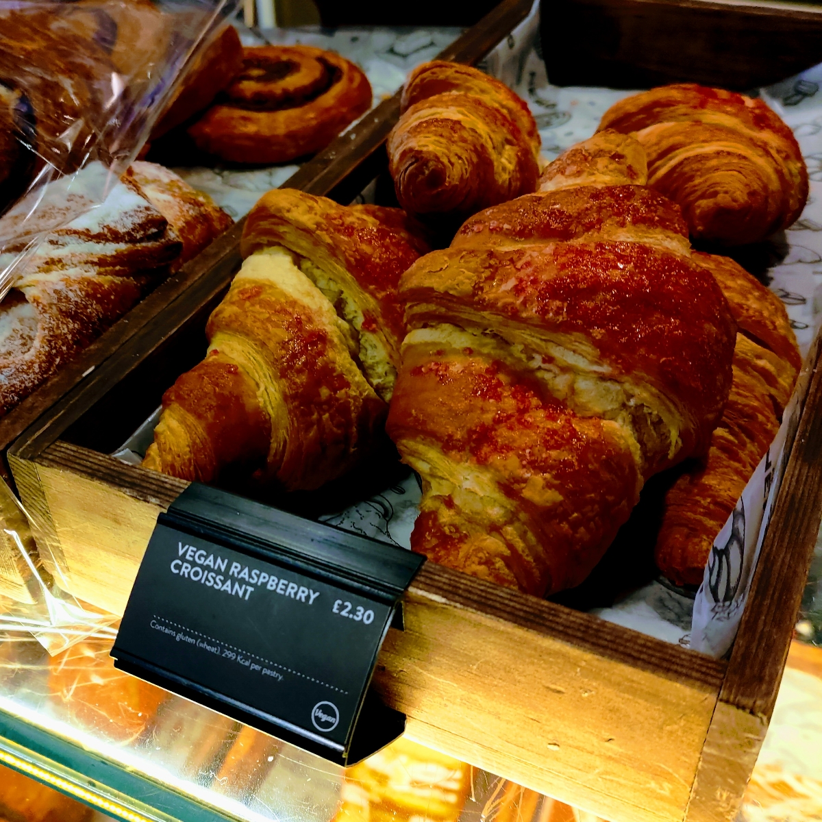 Vegan Raspberry Croissant at Caffè Nero, London - Vegan Dish Reviews ...