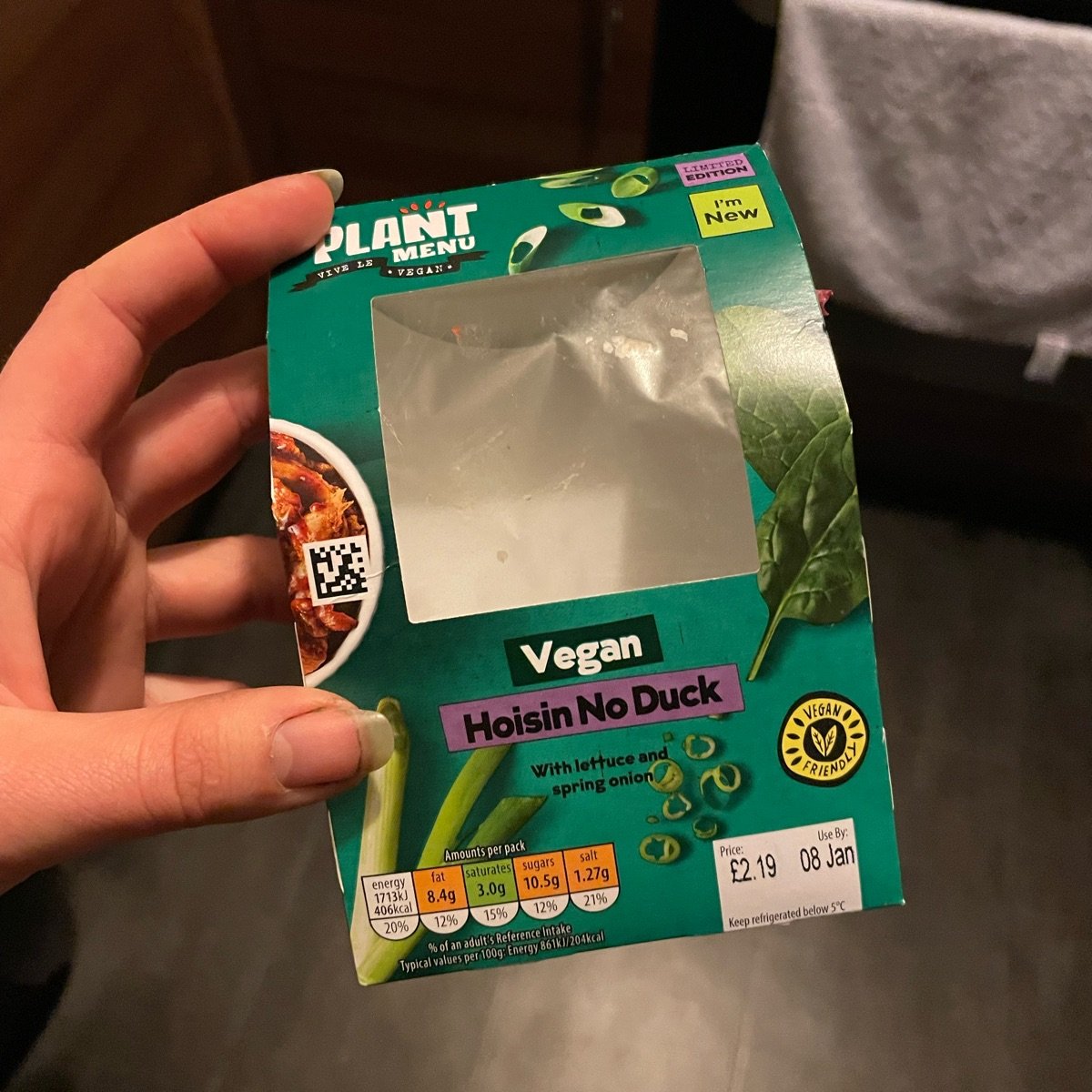 Hoisin no Duck Wrap from Plant Menu - Vegan Product Reviews & Ratings ...