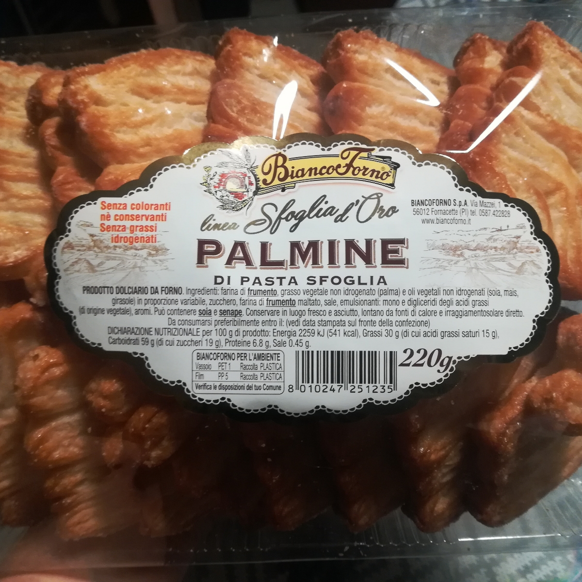 Palmine di pasta sfoglia from BiancoForno - Vegan Product Reviews ...