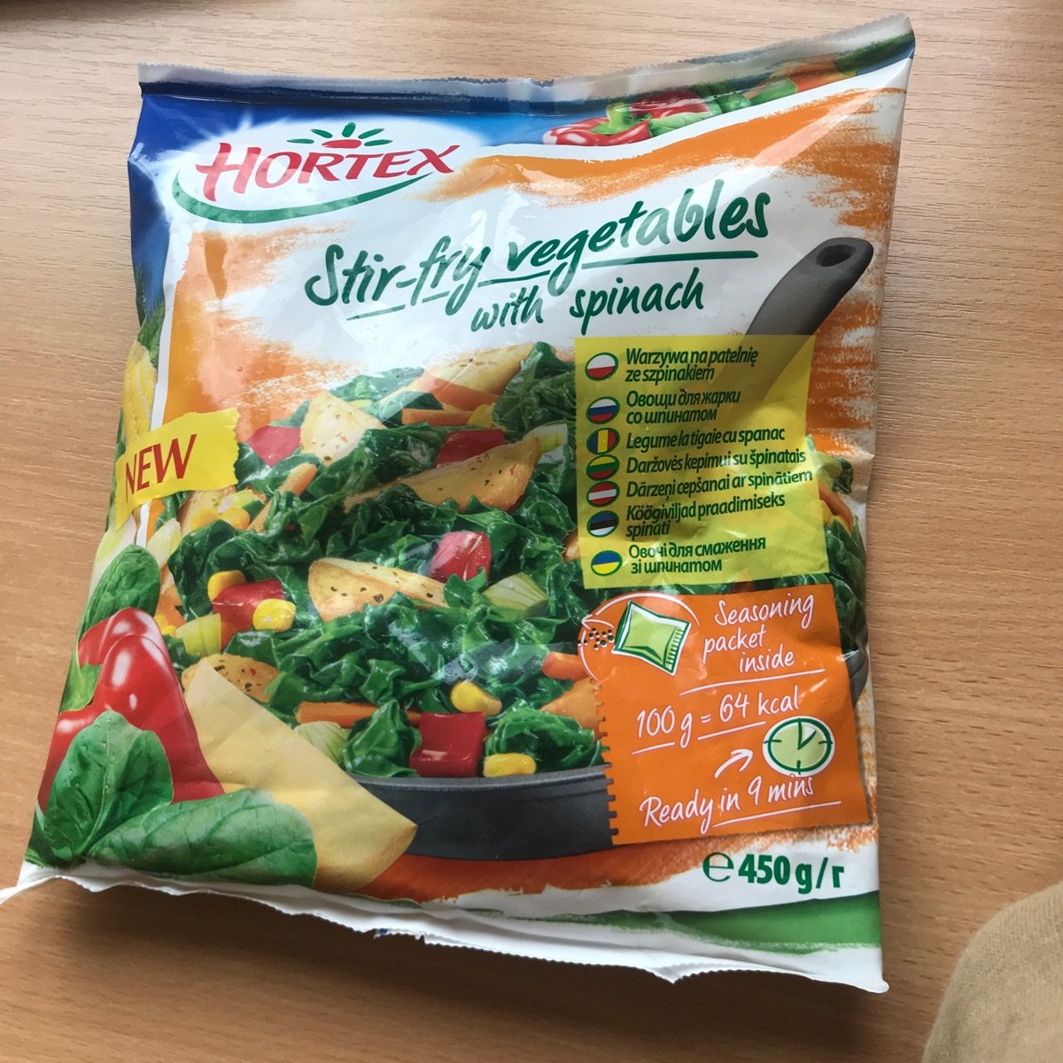 Stir-fry Vegetables With Spinach from Hortex - Vegan Product Reviews ...