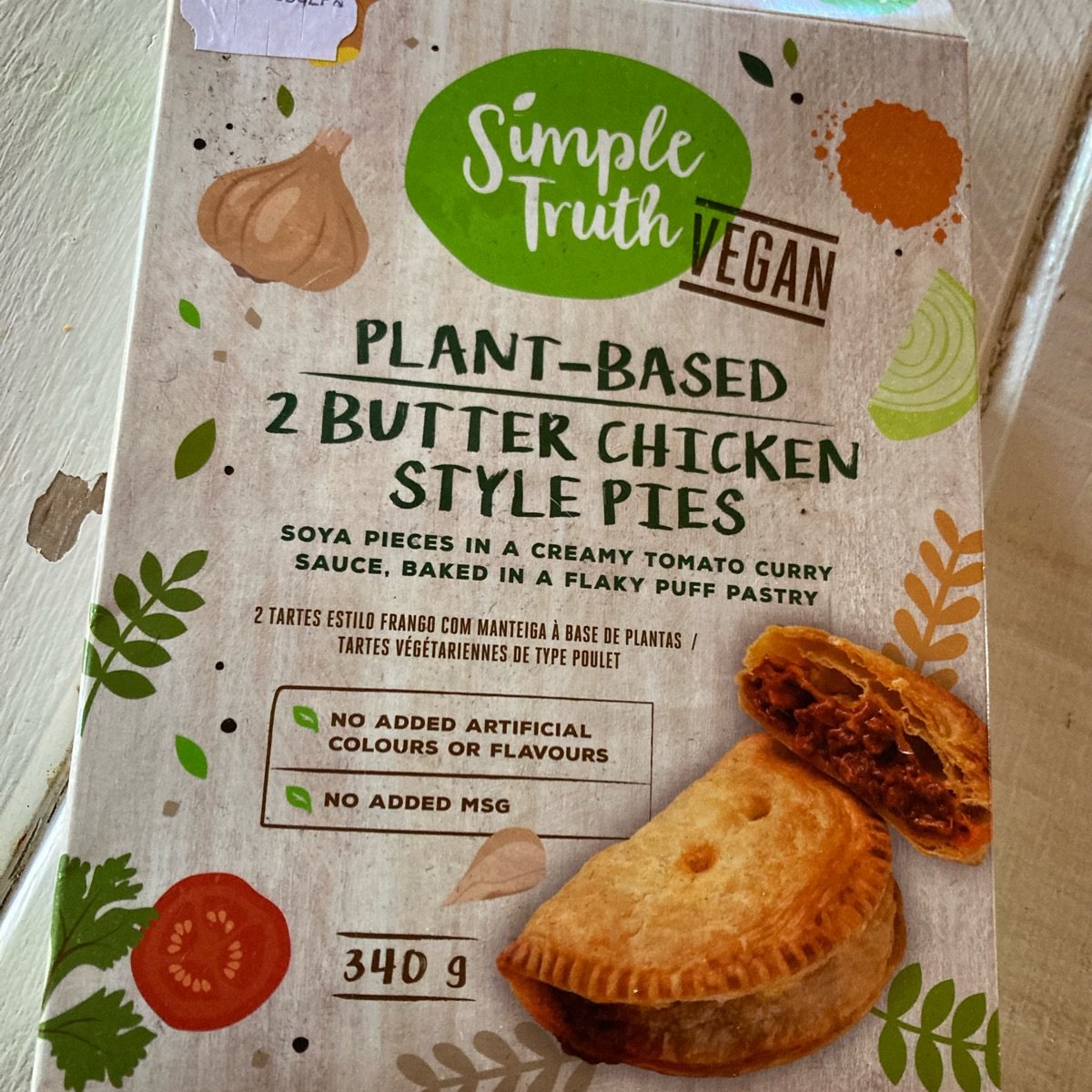 Simple Truth Plant Based 2 Butter Chicken Style Pies Reviews | abillion