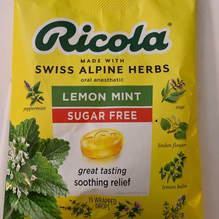 Ricola Lemon Mint Herb Throat Drops Review | abillion