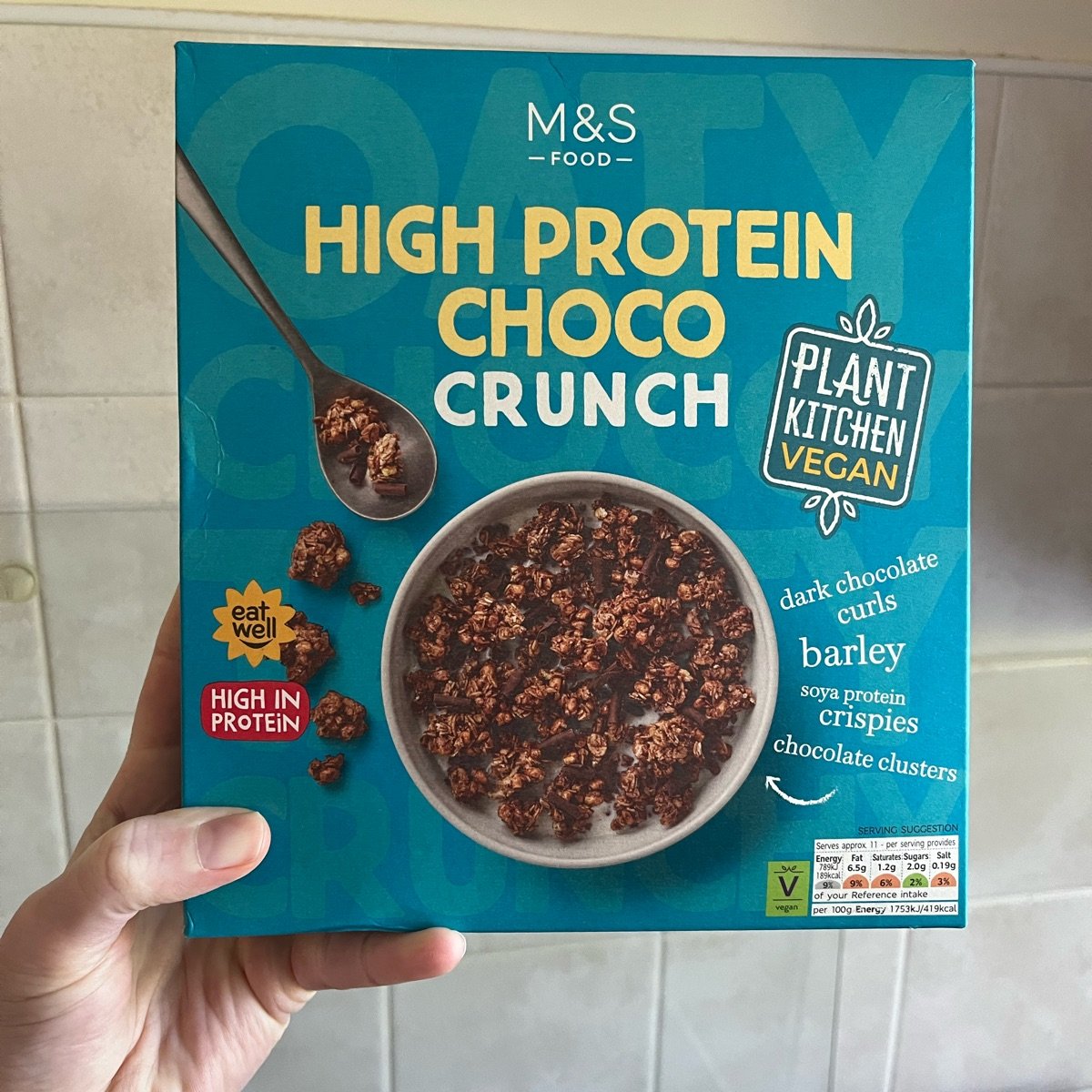High Protein Choco Crunch from Plant Kitchen (M&S) - Vegan Product ...