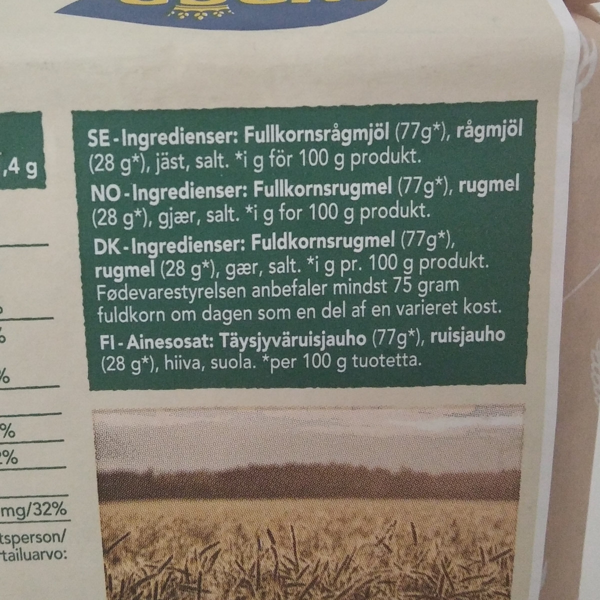 Wasa Rågi Reviews | abillion