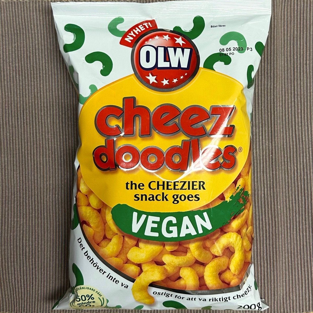 Cheez doodles vegan from Olw - Vegan Product Reviews & Ratings | abillion