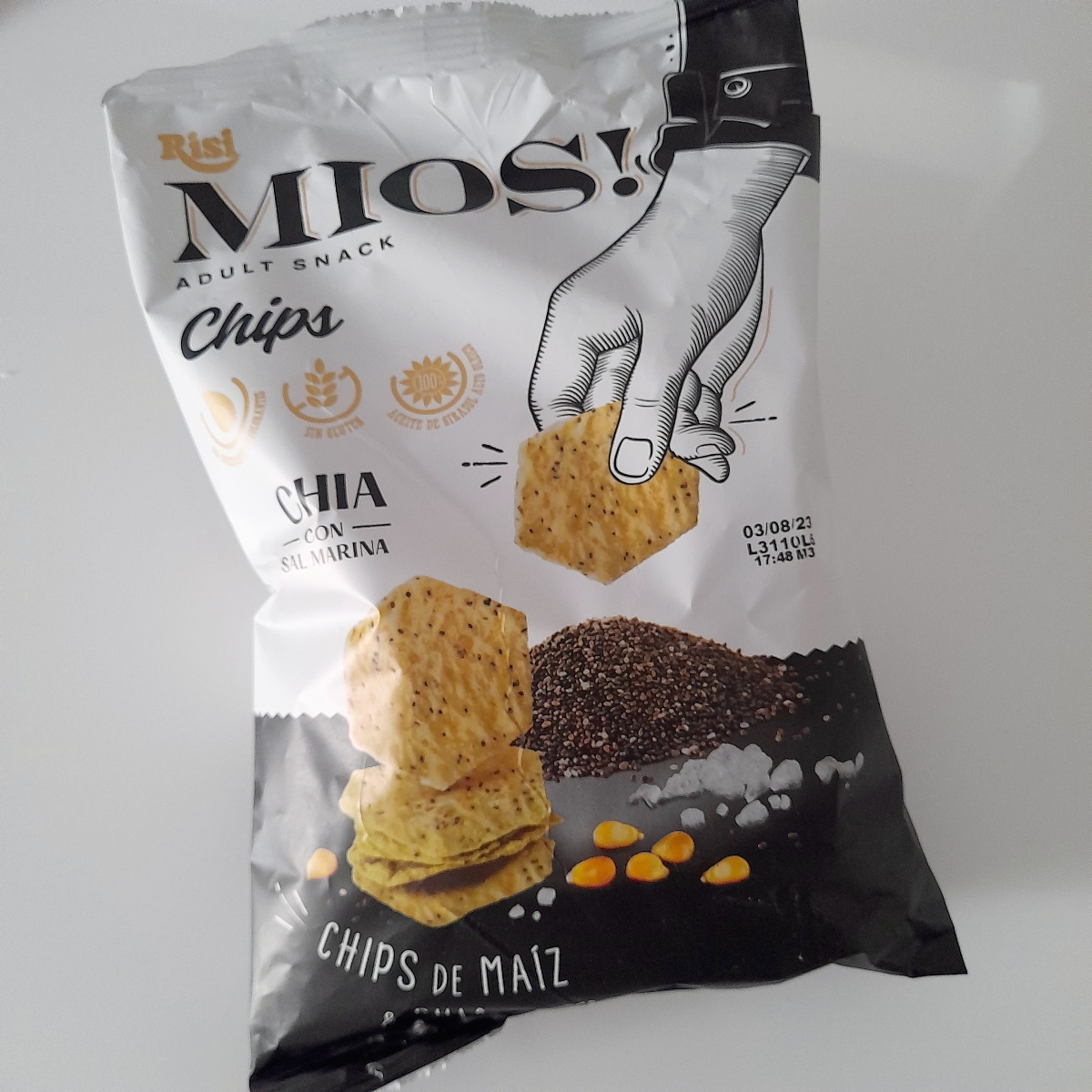 Chips de Maiz y Chía from Mios - Vegan Product Reviews & Ratings | abillion