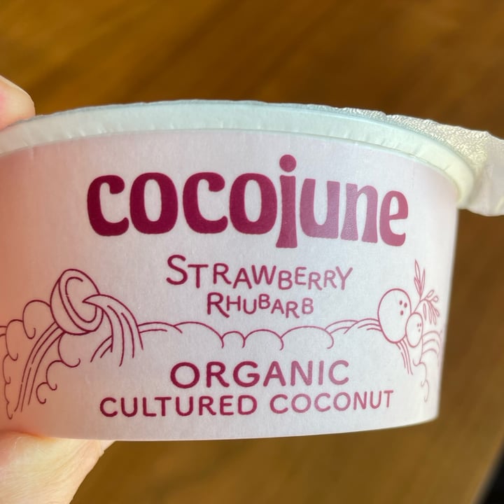 cocojune Strawberry Rhubarb Cultured Coconut Yogurt Review | abillion