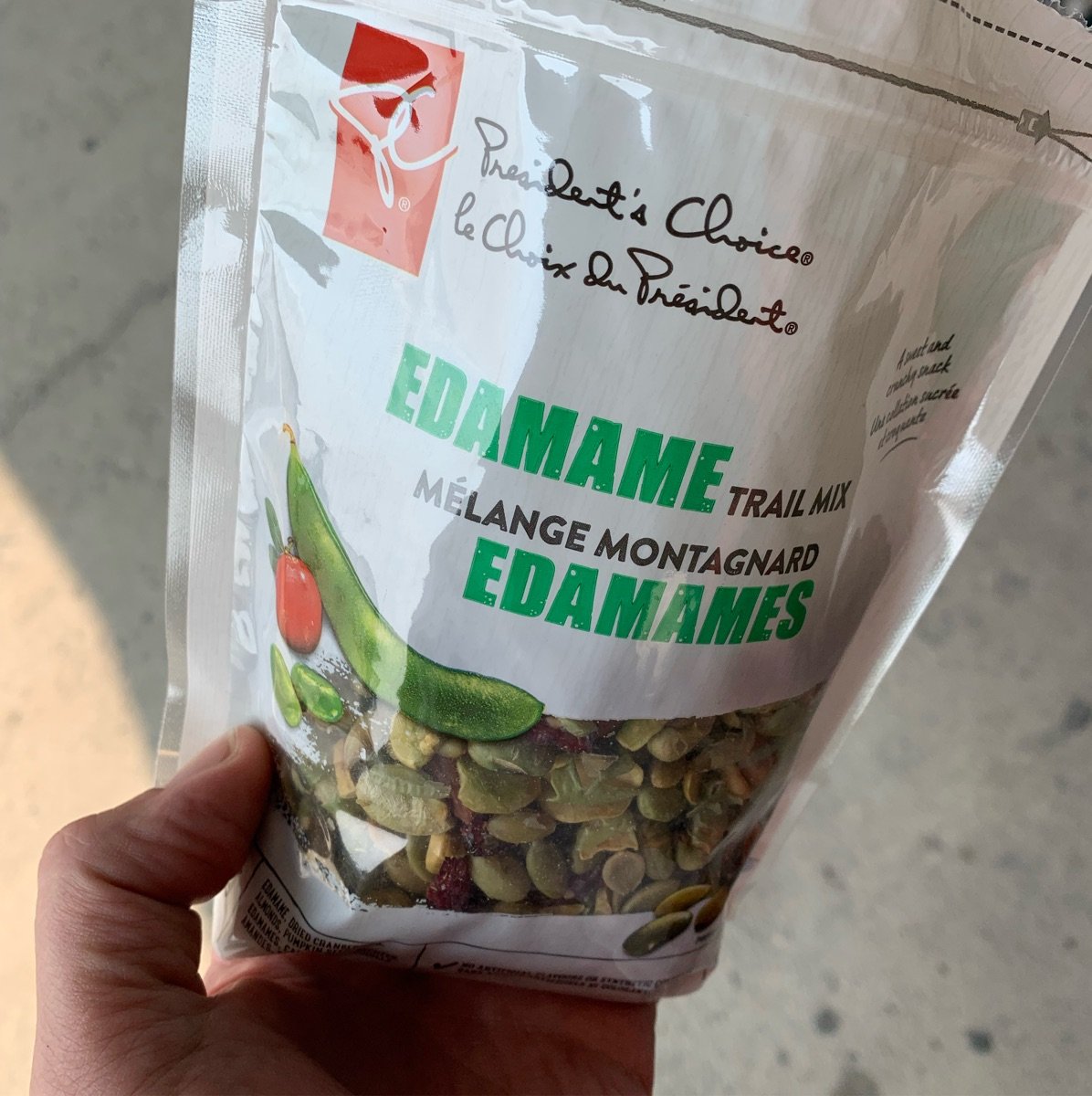 Edamame trail mix from President's Choice - Vegan Product Reviews ...