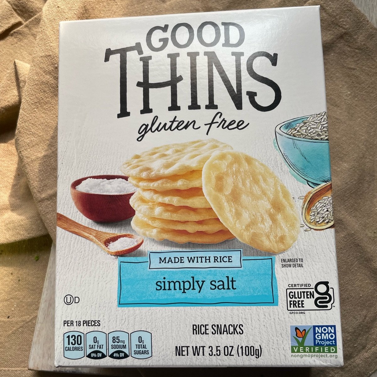 Simply Salt from Good Thins - Vegan Product Reviews & Ratings | abillion