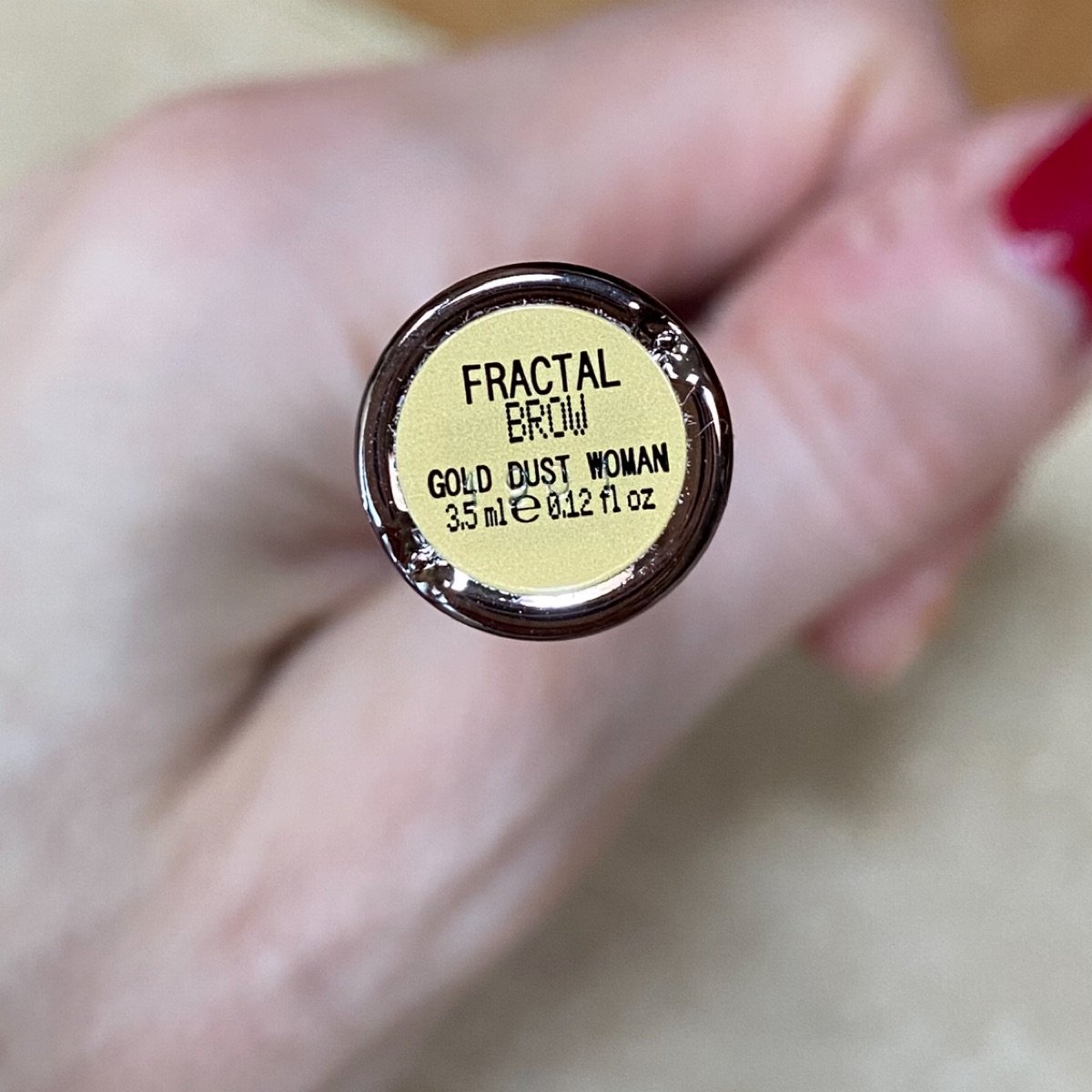 Fractal Glitter Brow Gel - Gold Dusk Woman from About Face - Vegan ...