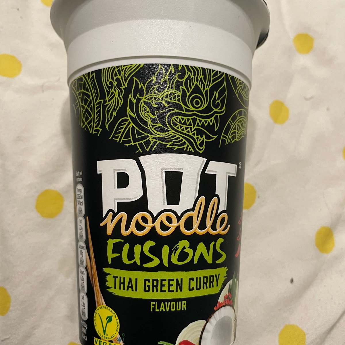Thai green curry from Pot noodle fusions - Vegan Product Reviews ...