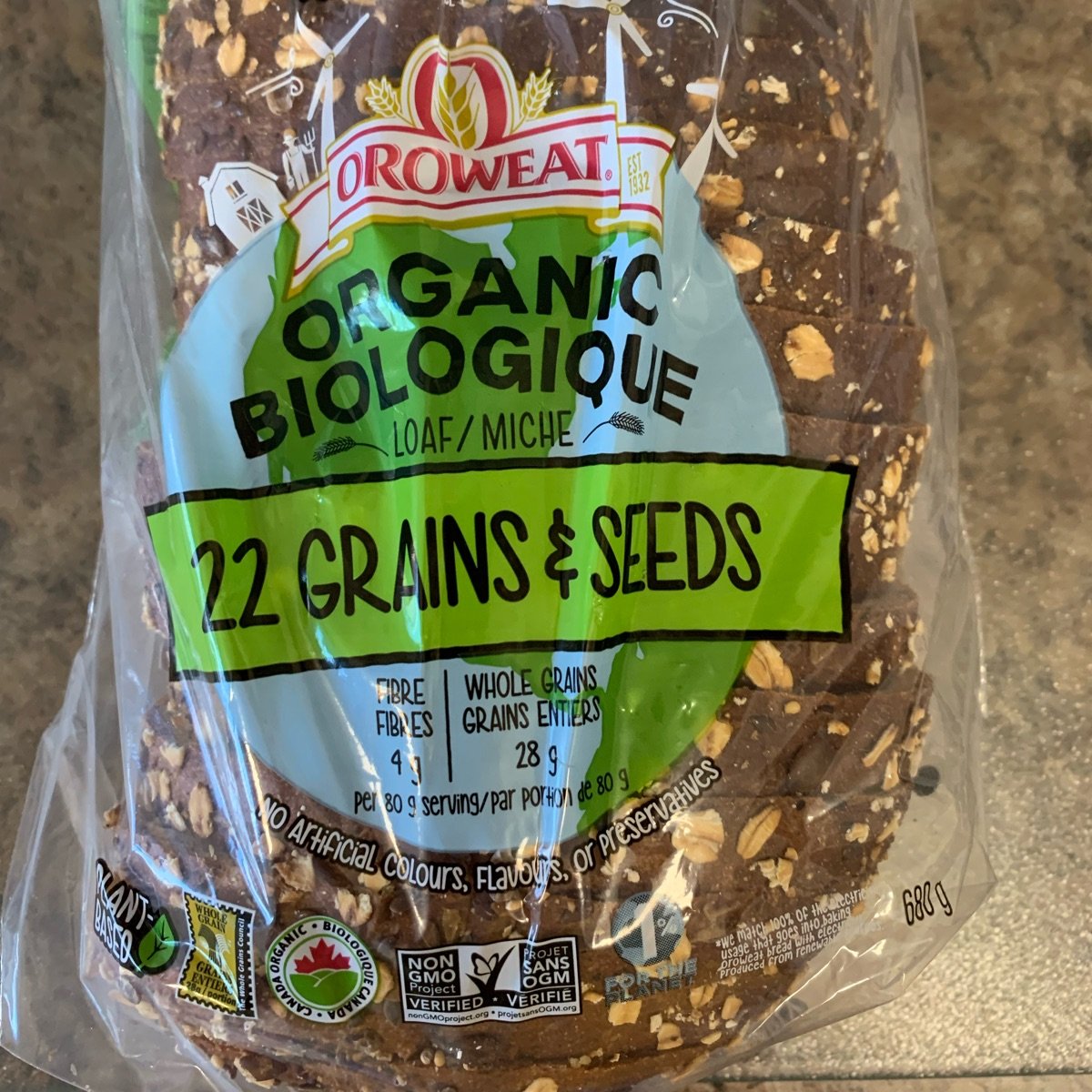 Organic Loaf 22 Grains & Seeds at Oroweat - Review by @louisg | abillion