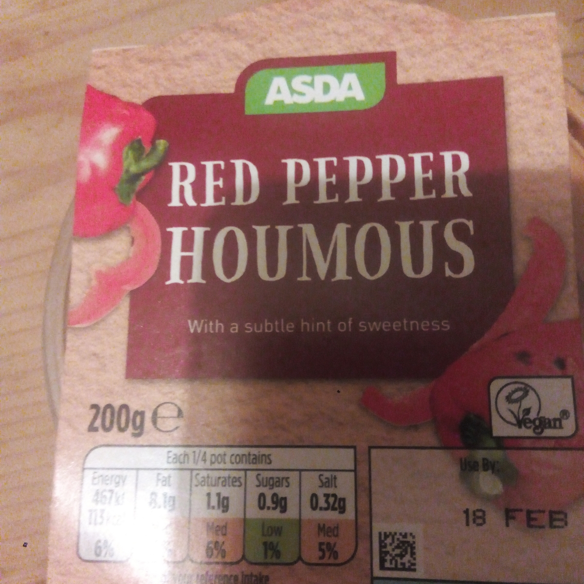 hummus from ASDA - Vegan Product Reviews & Ratings | abillion