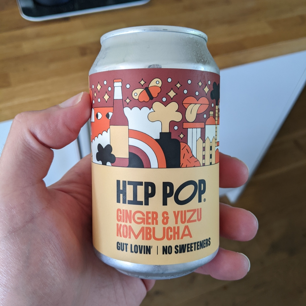 Ginger & Yuzu Kombucha from Hip Pop - Vegan Product Reviews & Ratings ...