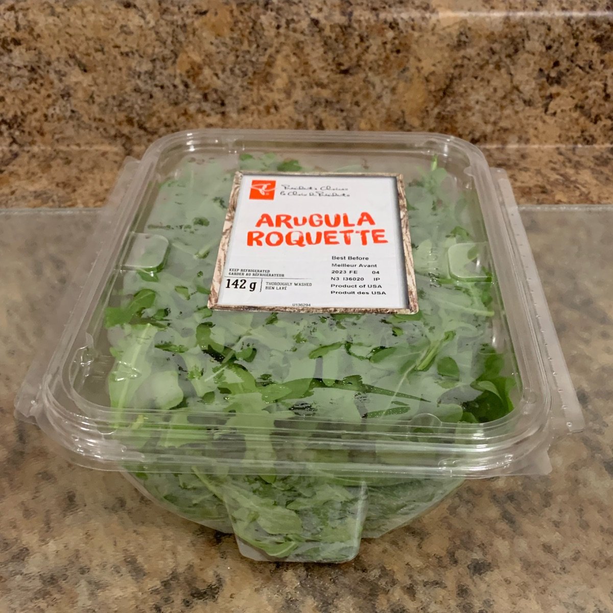 Arugula from President's Choice - Vegan Product Reviews & Ratings ...