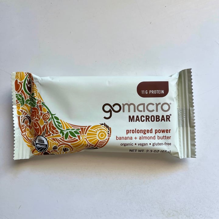 GoMacro Prolonged Power Banana Almond Butter Review | abillion