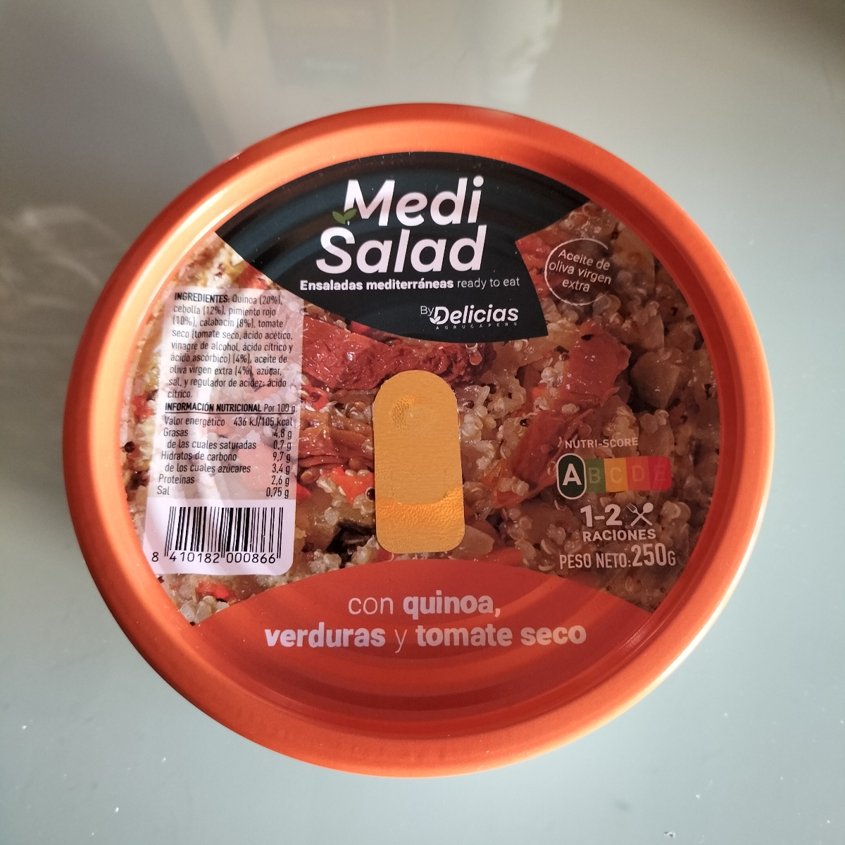 Medi Salad con quinoa verduras y tomate seco from Delicias Agrucapers ...