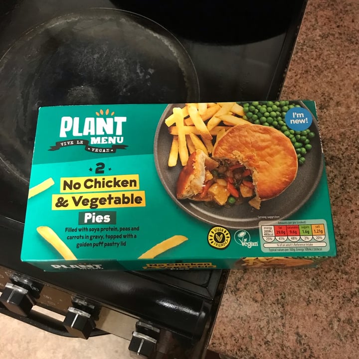 Plant Menu No chicken and vegetable pies Review | abillion