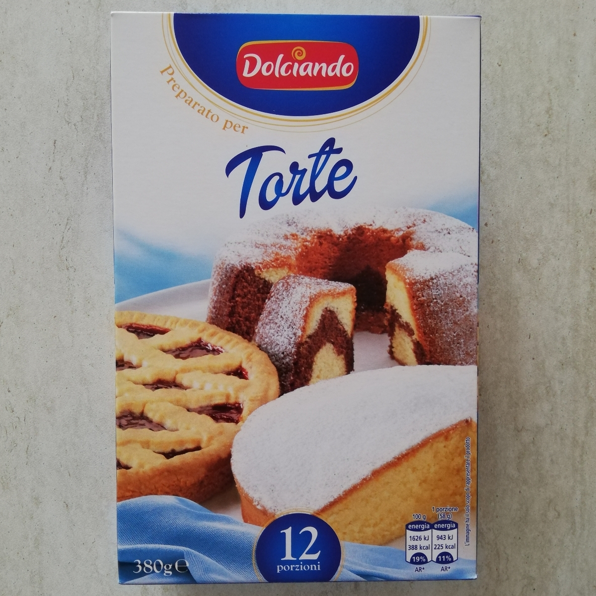 Preparato Per Torte from Dolciando - Vegan Product Reviews & Ratings ...