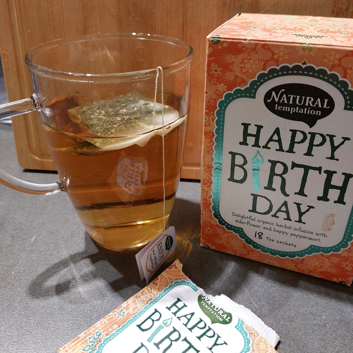 Happy Birthday Infusion from natural temptation - Vegan Product Reviews ...