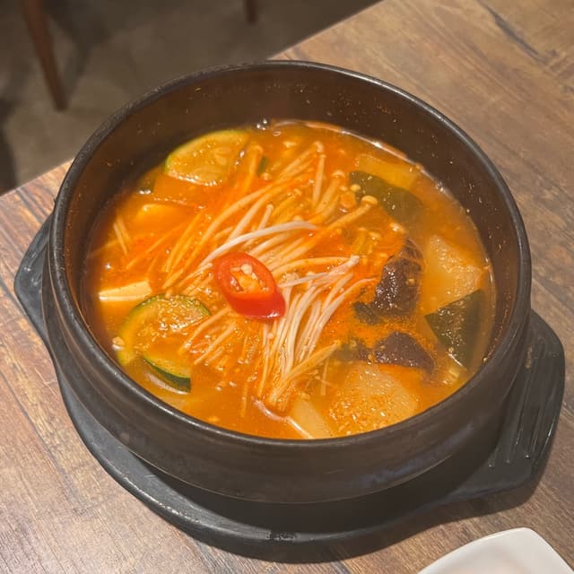 Doenjang Jjigae at Daehwa Vegetarian - Review by @skootykoots | abillion