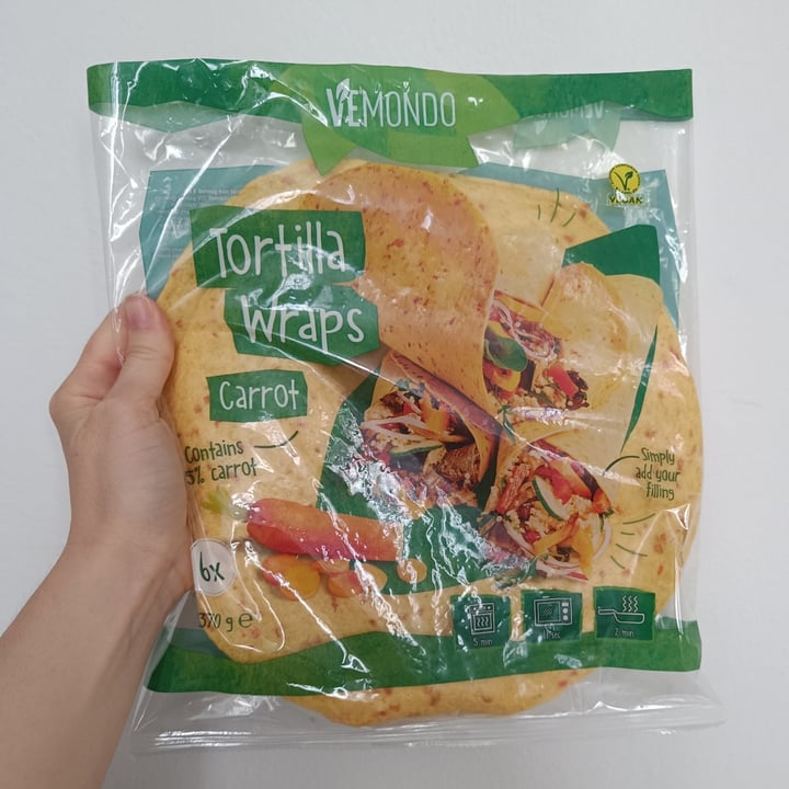 Vemondo Tortilla Wraps Carrot Review | abillion