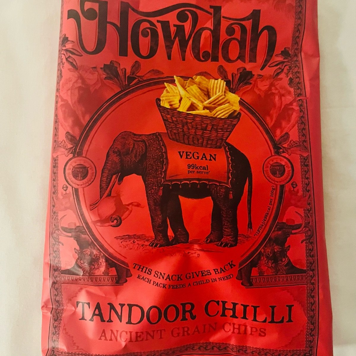 Howdah Tandoori Chilli Ancient Grain Chips Reviews | abillion