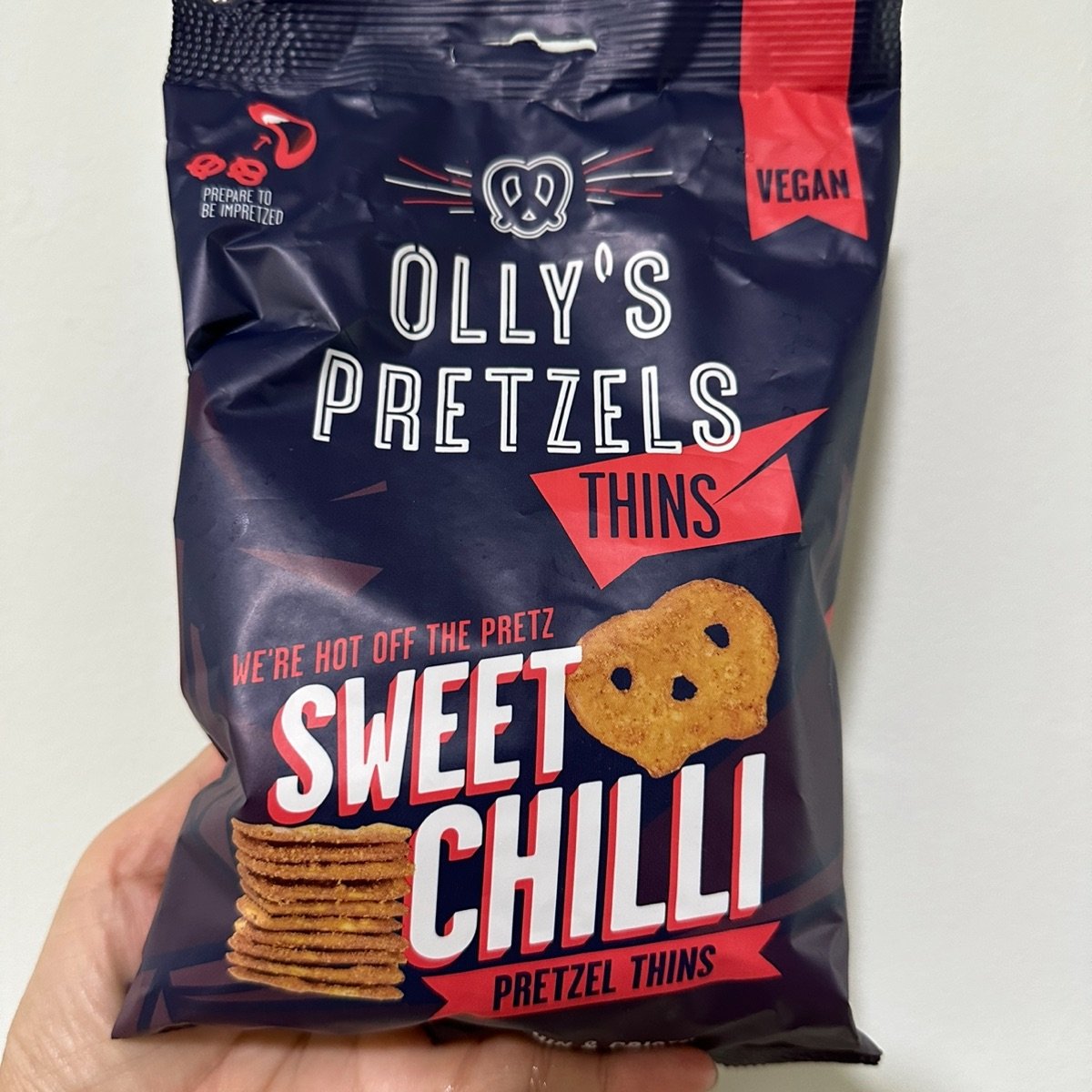 Sweet Chilli Pretzel Thins from Olly's Pretzels - Vegan Product Reviews ...
