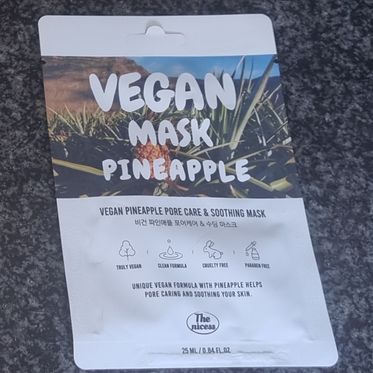 Vegan Mask Pineapple from The nicess - Vegan Product Reviews & Ratings ...