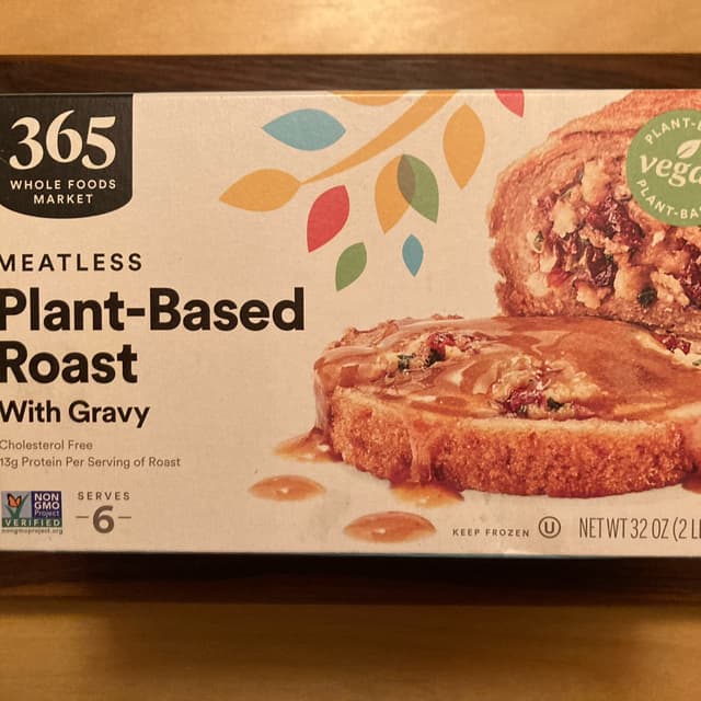 Meatless Plant-Based Roast from 365 Whole Foods Market - Vegan Product ...