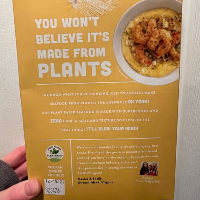 The Plant Based Seafood Co - Mind Blown - Plant based Shrimp Review ...