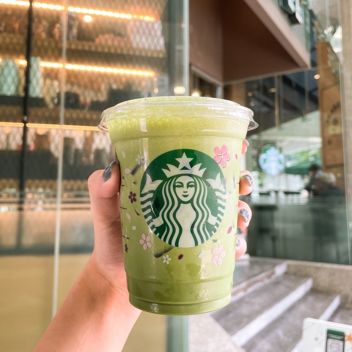 Green Tea Matcha Latte with Soy milk from Starbucks - Vegan Product ...