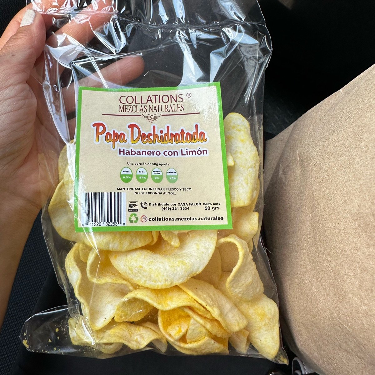 Papa Deshidratada Habenero con Limón from COLLATIONS ®MEZCLAS NATURALES ...