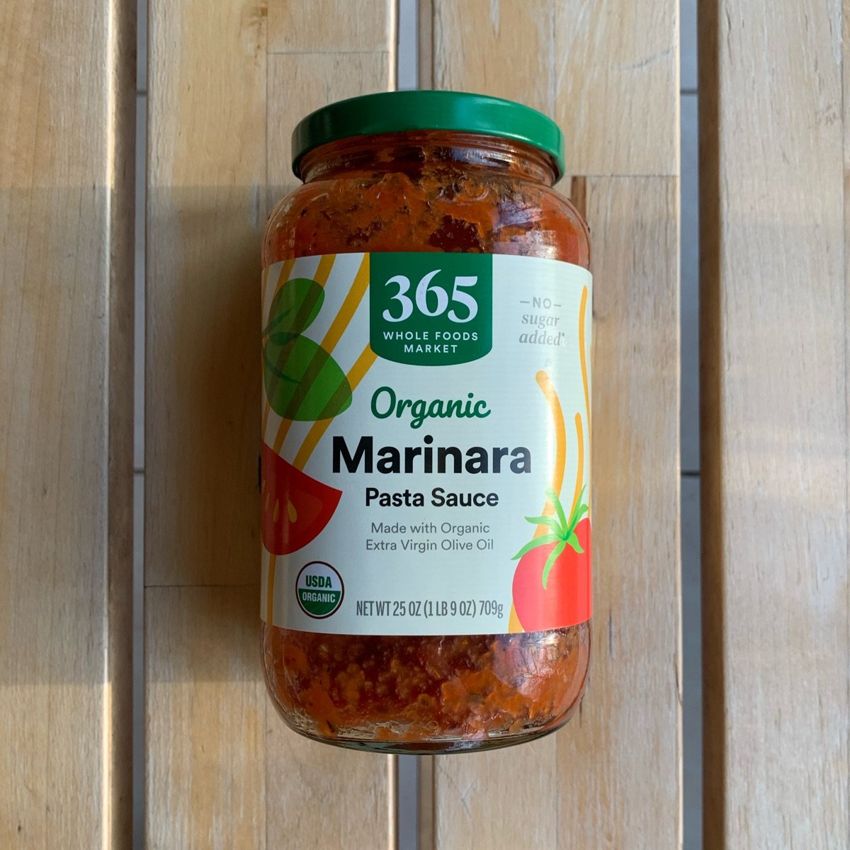 Organic Marinara Pasta Sauce from 365 Whole Foods Market - Vegan ...