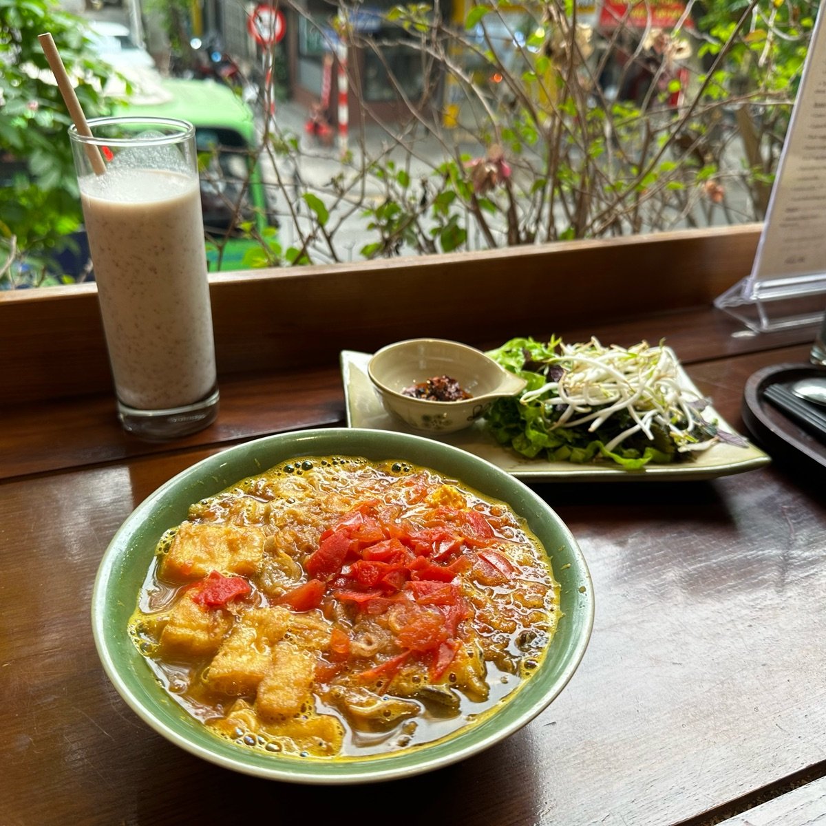 Hanoi-style Bun Rieu at Chayfood, Hanoi - Vegan Dish Reviews & Ratings ...