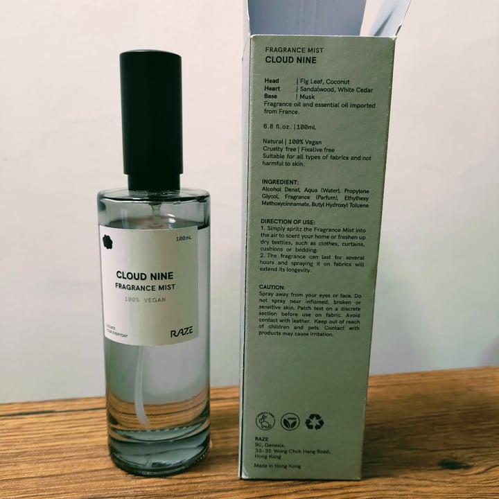 Raze Cloud Nine Fragrance Mist Review | abillion