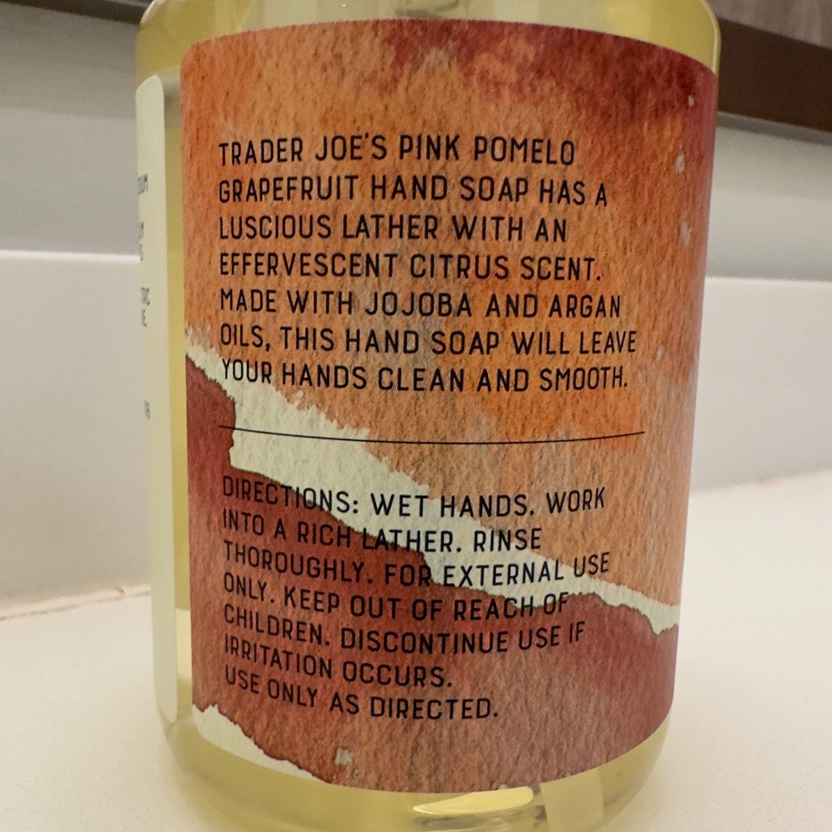 Trader Joe's Pink Pomelo Grapefruit Hand Soap Reviews | abillion