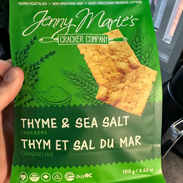 Jenny Marie’s Cracker Company Thyme & Sea Salt Review | abillion