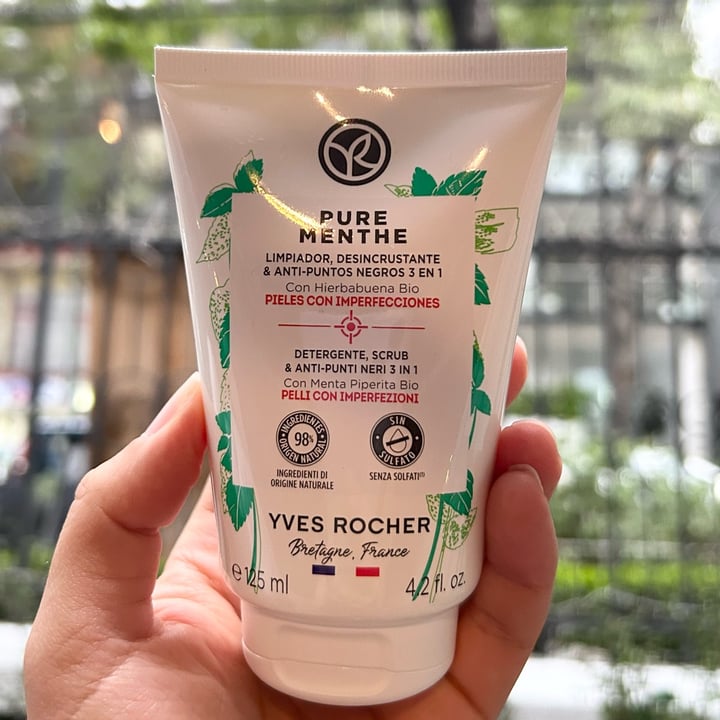 Yves rocher Pure menthe detergente scrub Review | abillion