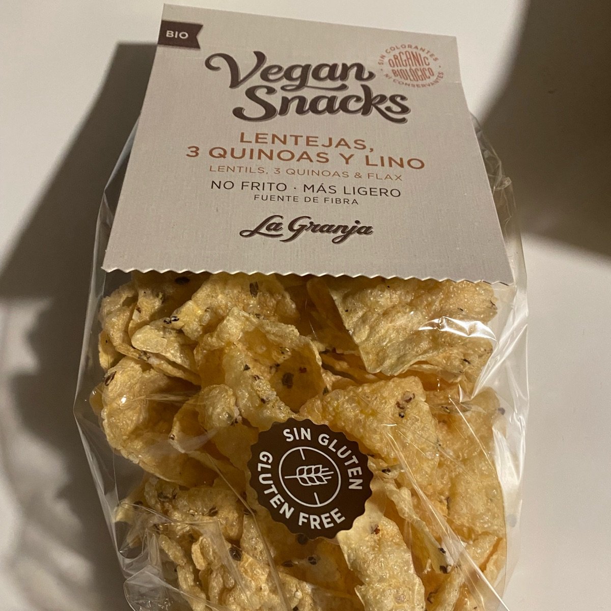 La Granja Vegan Snacks Lentejas, 3 quinoa y lino Reviews | abillion