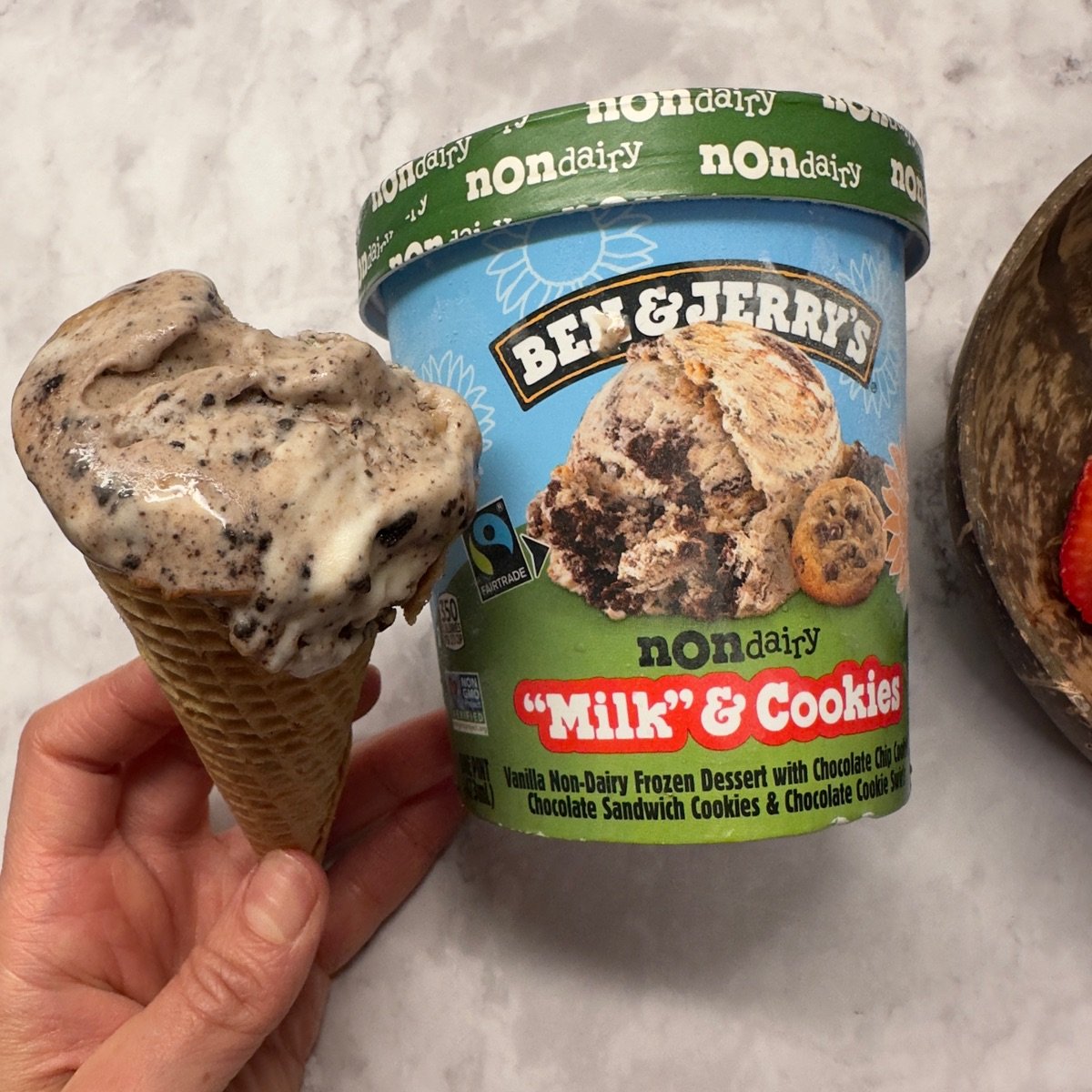 Ben & Jerry's "Milk" & Cookies Non-Dairy Frozen Dessert Reviews | abillion