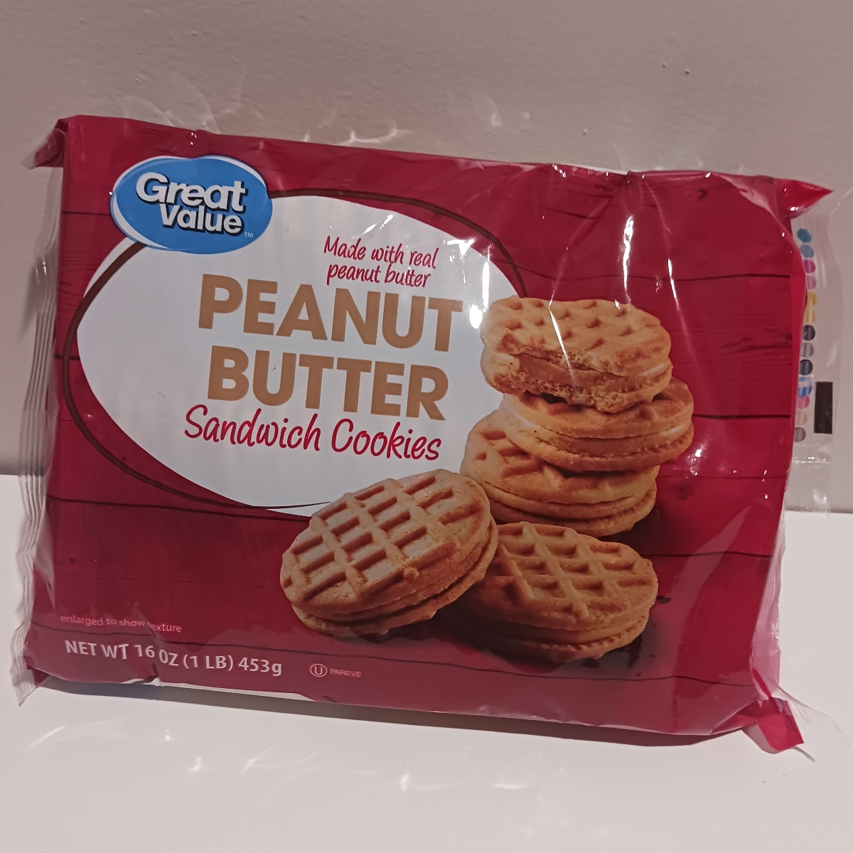 Peanut Butter Sandwich Cookies from Great Value - Vegan Product Reviews ...
