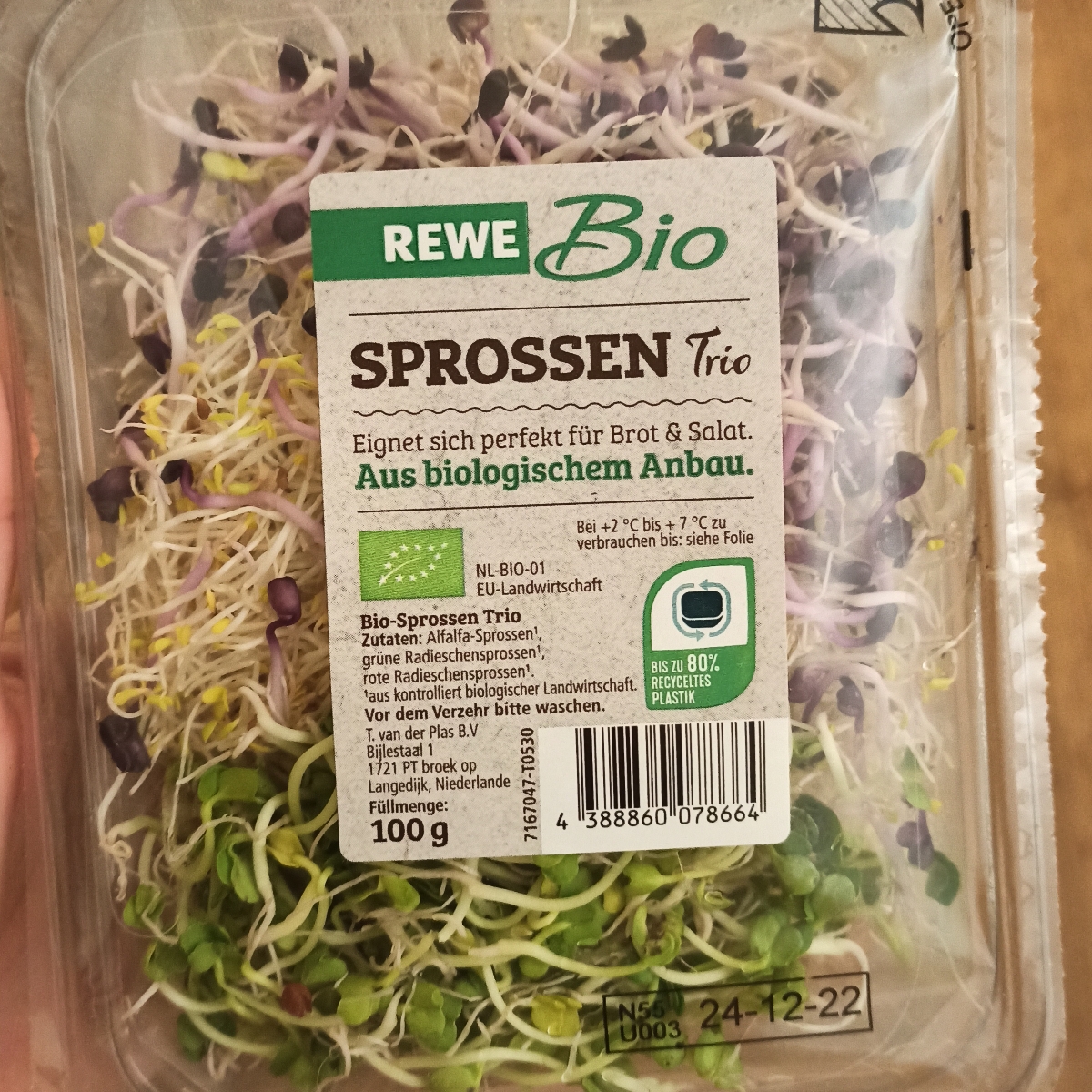 Sprossen trio from Rewe Bio - Vegan Product Reviews & Ratings | abillion