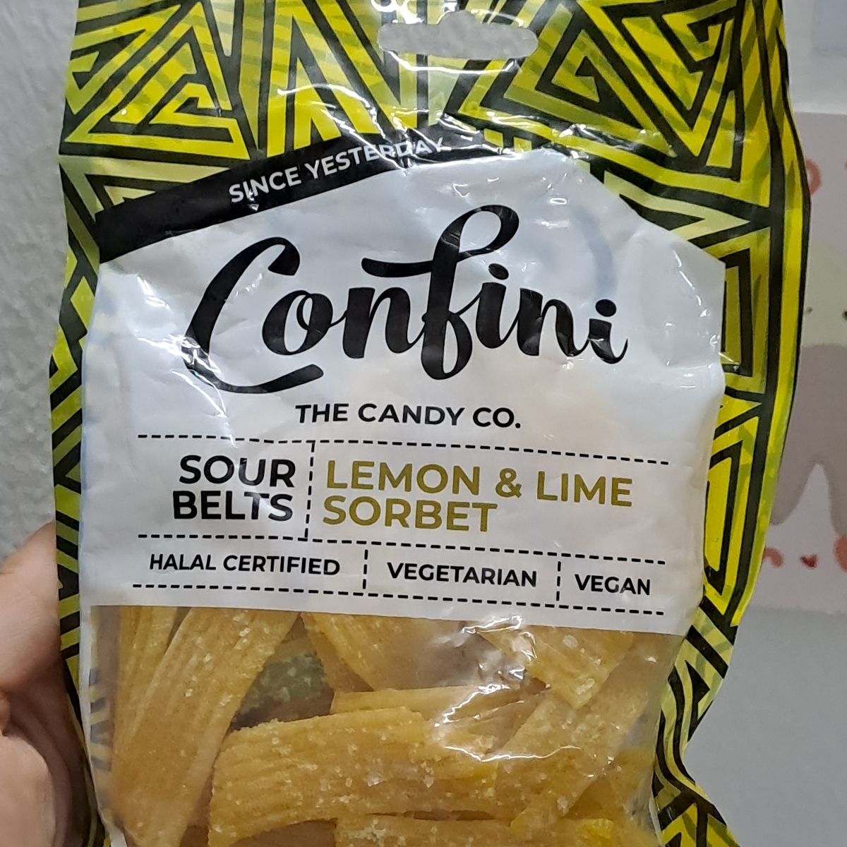 lemon and lime sorbet sour belts from Confini - Vegan Product Reviews ...