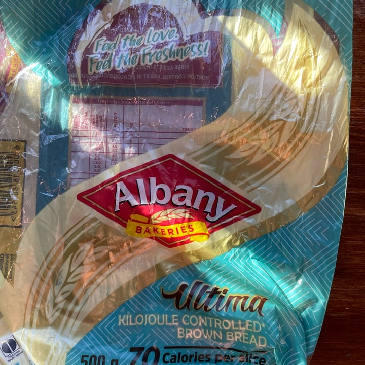 Albany Bakeries ultima kilojoule controlled brown bread Review | abillion